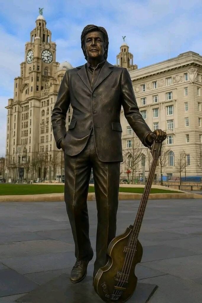 The Beatles has honored legend Paul McCartney with a statue at ...