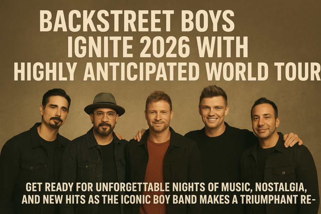 Backstreet Boys Ignite 2026 with Highly Anticipated World Tour: Get ...