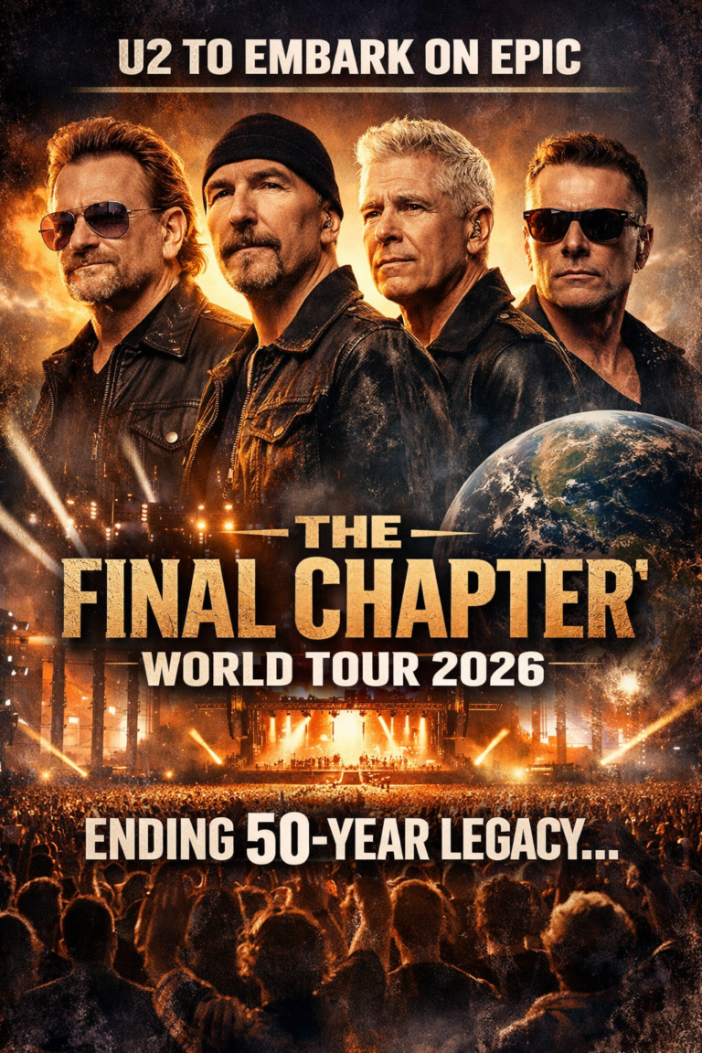 U2 to Embark on Epic 'The Final Chapter' World Tour in 2026, Ending 50 ...